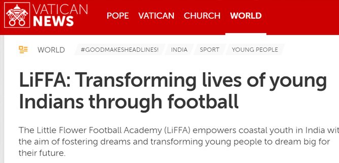 LiFFA-യുടെ പ്രവർത്തനവും നേട്ടങ്ങളും പരിചയപ്പെടുത്തി വത്തിക്കാൻ ന്യൂസ് ...